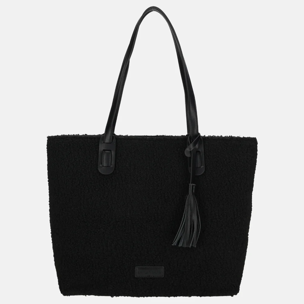 Laurent David shopper teddy black | 023372-Zwart